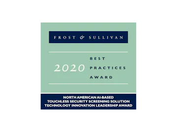 Frost & Sullivan 2020 North American Technology Innovation Leadership Award - Evolv Technology