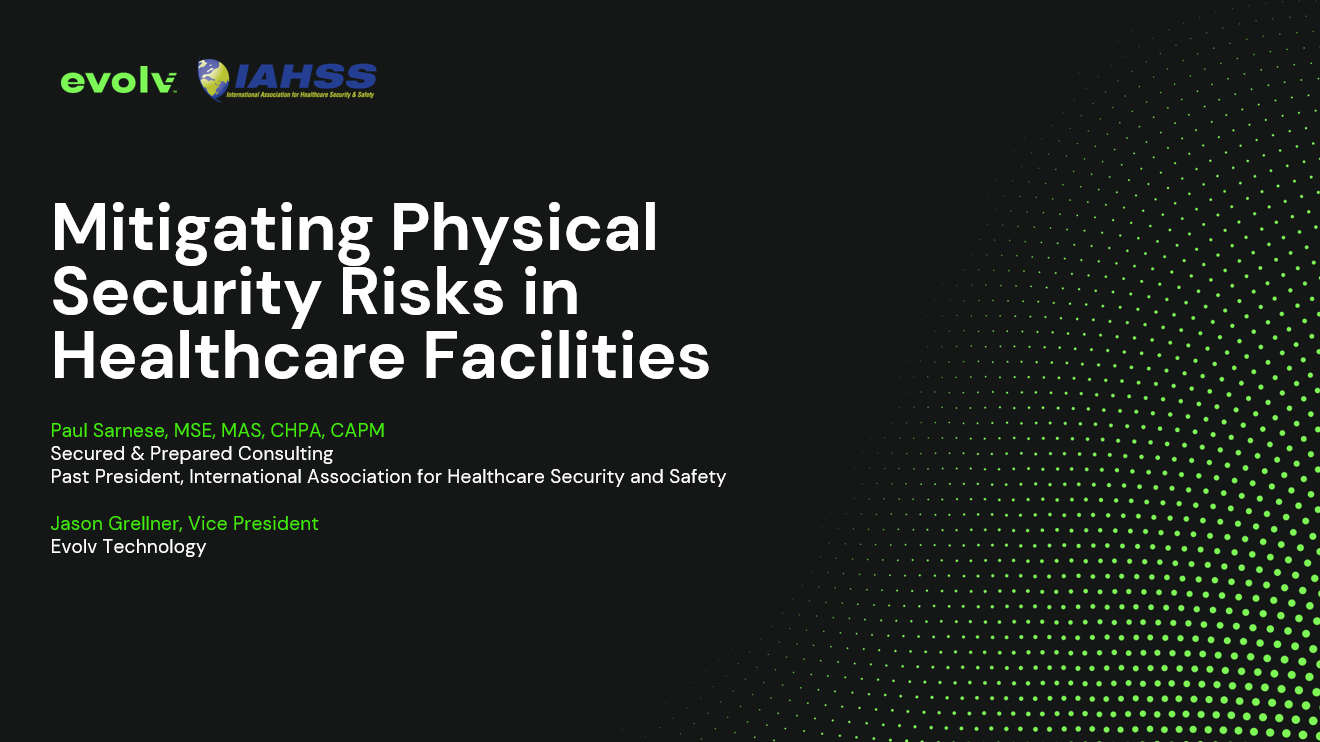 Mitigating Physical Security Risks in Healthcare Facilities - Evolv ...